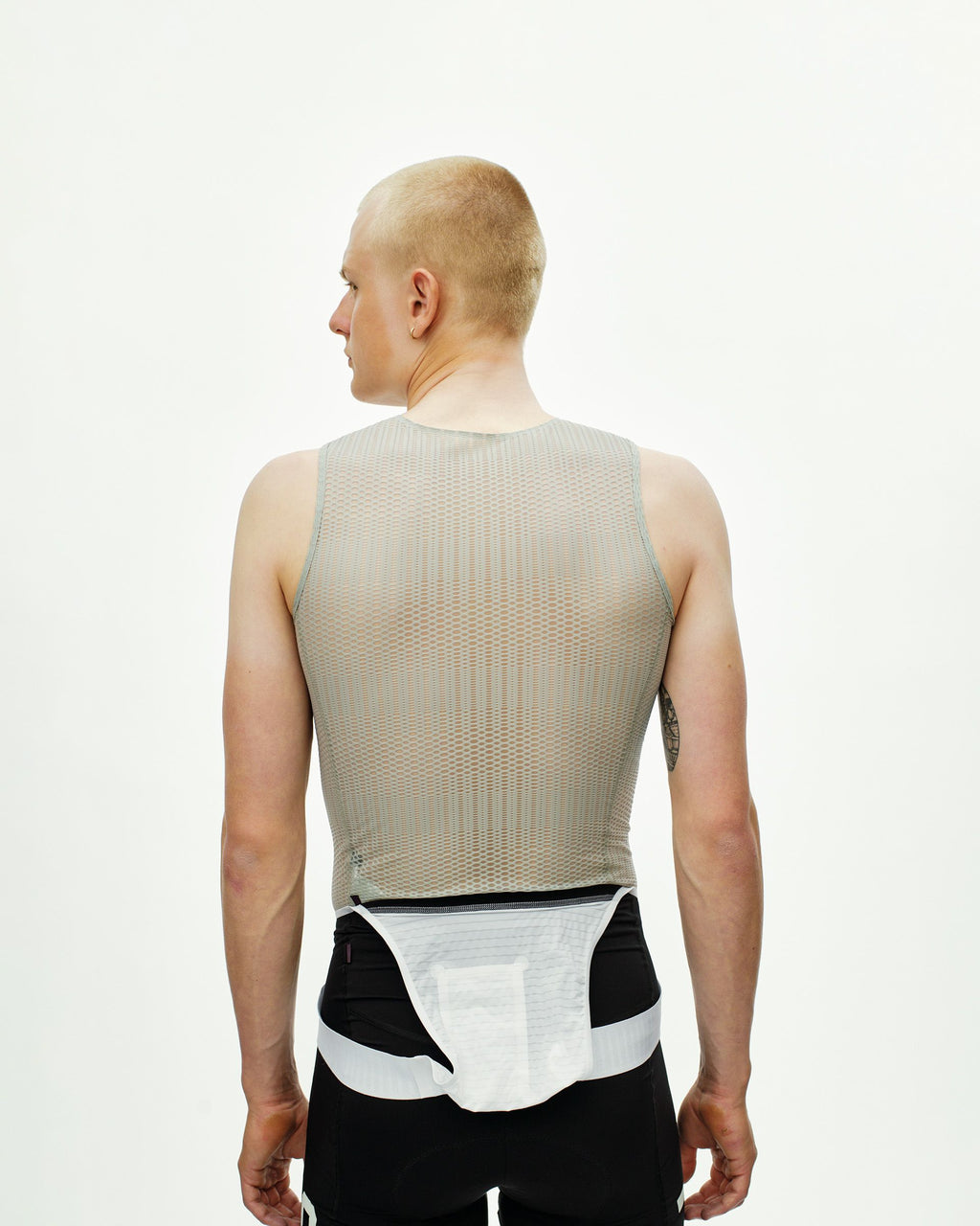 PAS Mechanism Pro Sleeveless Baselayer - Light Grey – Cranks & Coffee